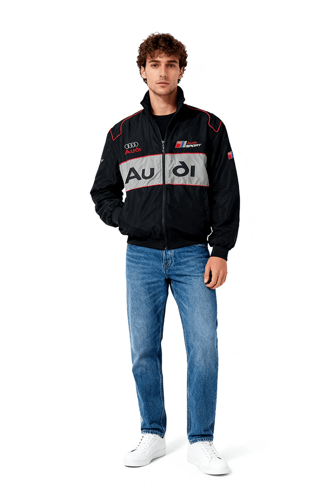 Audi Racing Jacket - Vintage Racing Jacket - Classic Motorsport Style – J4R