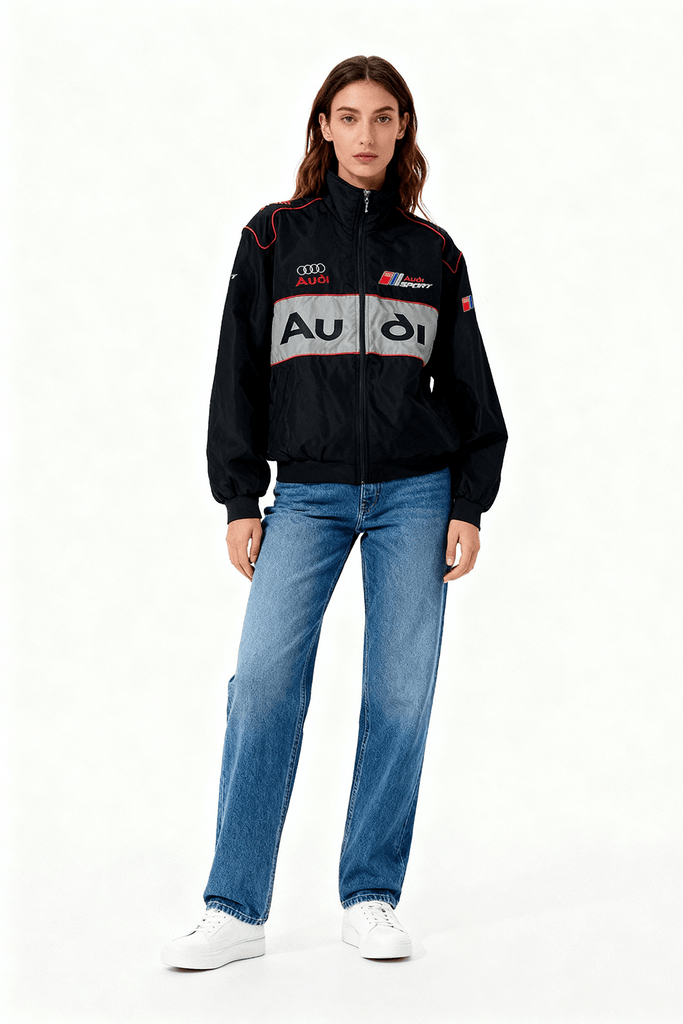 Audi Racing Jacket - Vintage Racing Jacket - Classic Motorsport Style – J4R