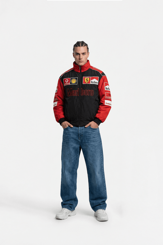 Ferrari Racing Jacket- Vintage Racing Jacket - F1 Racing Jacket ...