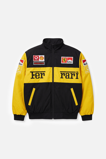 Ferrari F1 Jacket - Vintage Racing Jacket - Yellow Racing Edition ...
